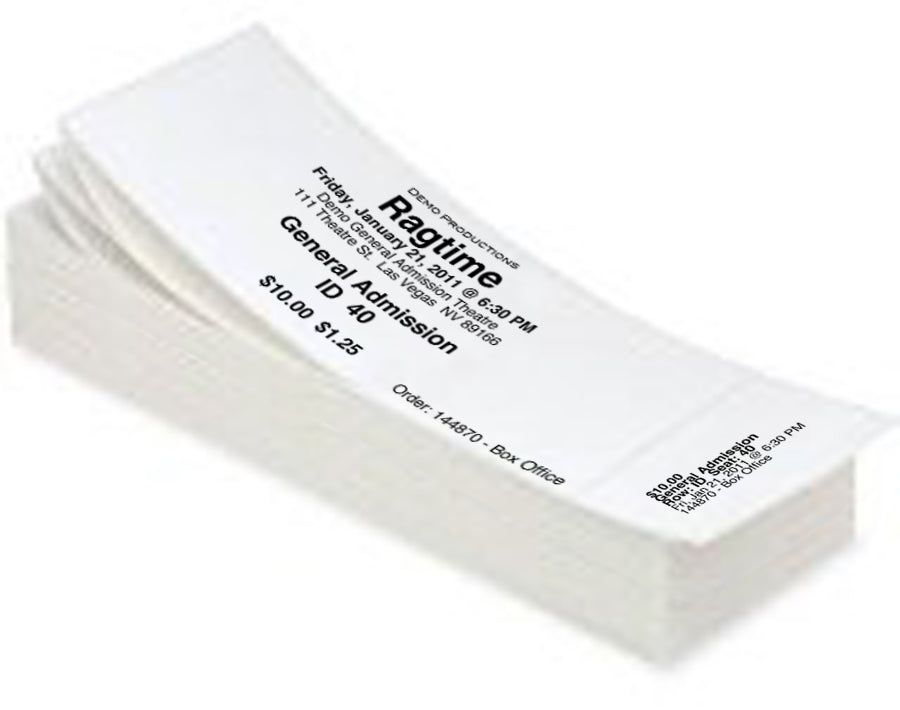 Legacy DYMO Ticket Stock (500 tickets) – CUR8